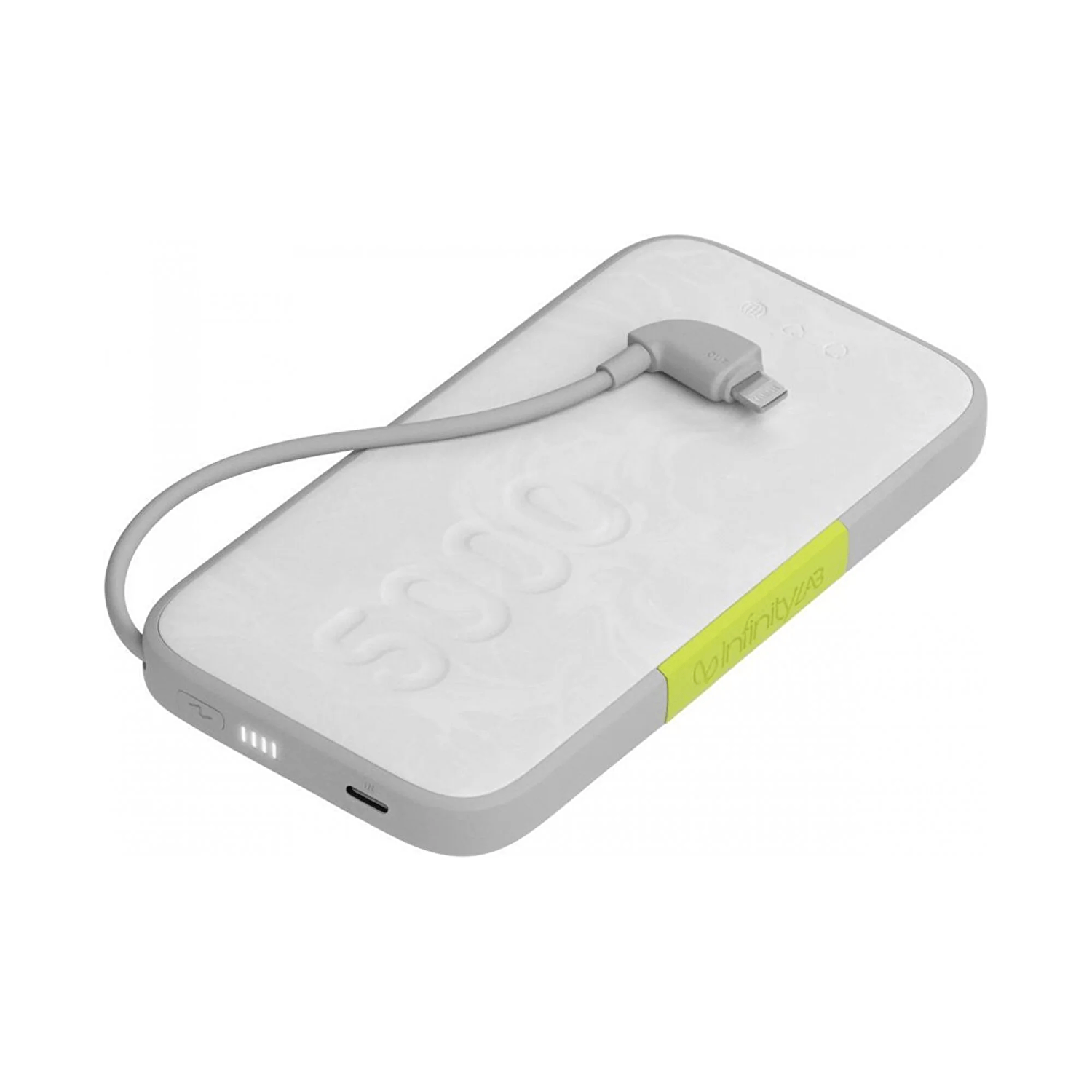 Infinity Lab InstantGo 5000 mAh Powerbank TypeC Beyaz - Troy Estore